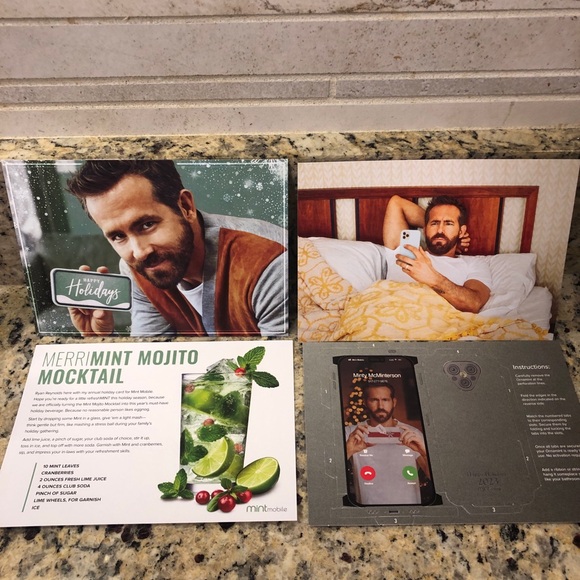 Ryan Reynolds | Office | Mint Mobile Ryan Reynolds Christmas Holiday ...